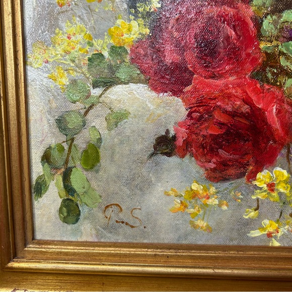 Elizabeth Pena | Art | Elizabeth Pena Flowers Oil Painting On Canvas ...